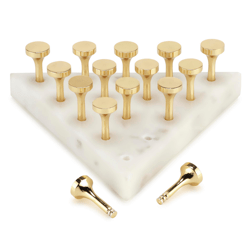 Marble Triangle Peg Solitaire | Zgallerie