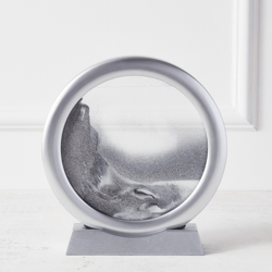 Sand Art With Stand - Silver | Zgallerie